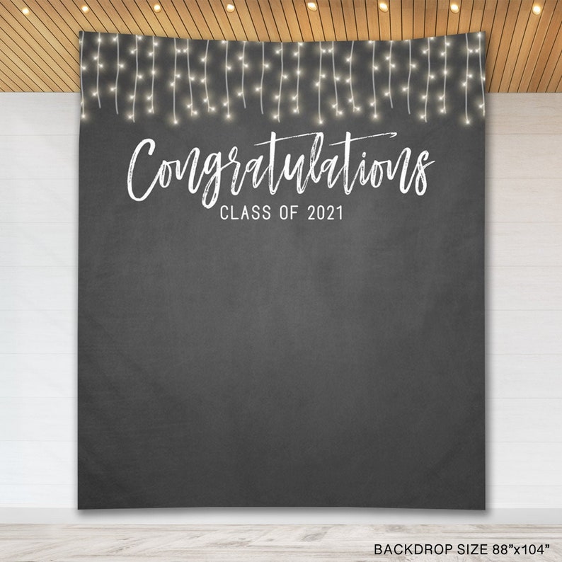 Graduation Party Photo Backdrop Graduation Photo Booth | Etsy