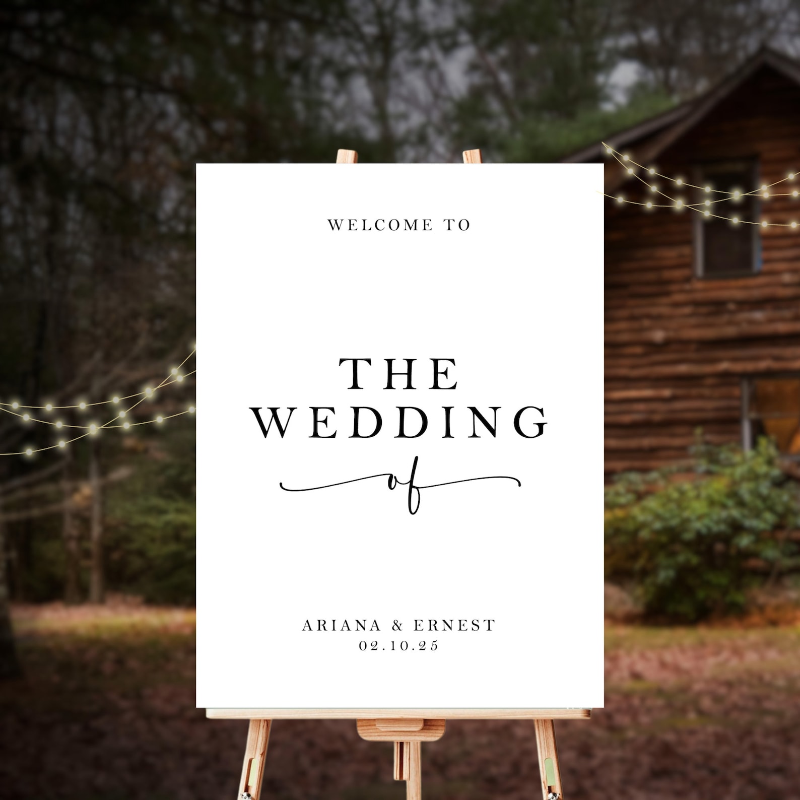 PREMIUM BOARD Wedding Welcome Sign, Wedding Reception Sign, Wedding ...