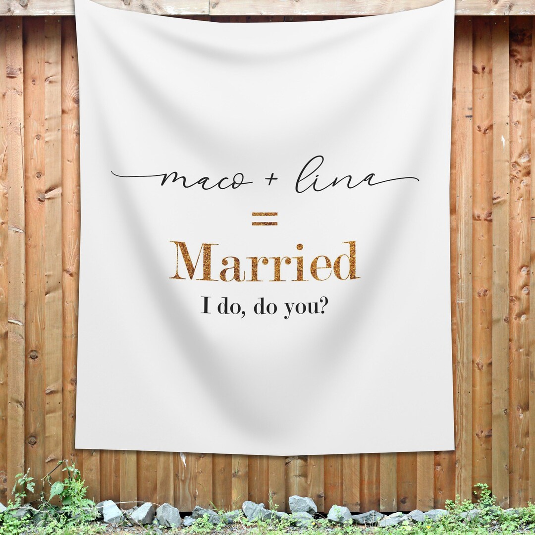 Custom Proposal Backdrop, Will You Marry Me Sign, Funny Marriage ...