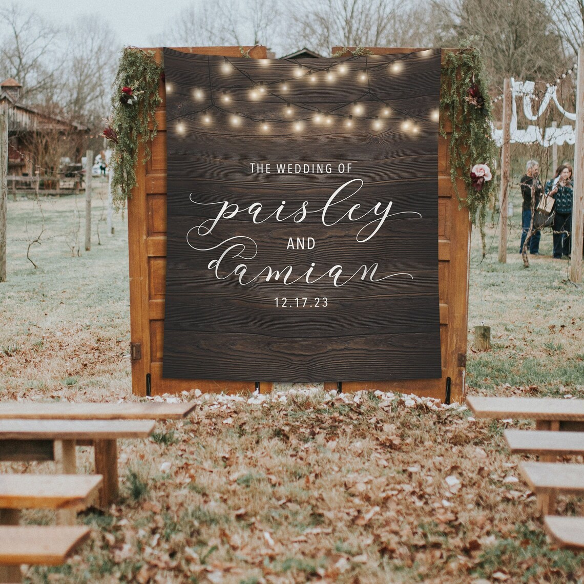 Wedding Backdrop Rustic Wood Wedding Backdrop for Reception - Etsy