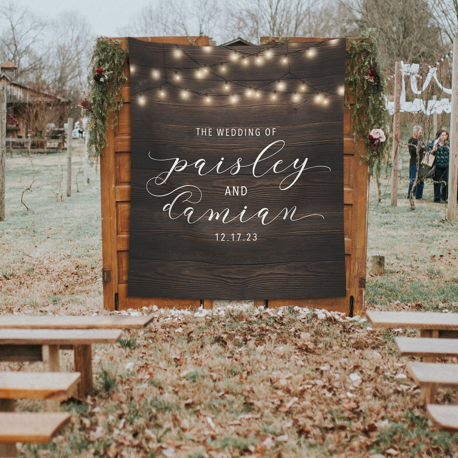 Wedding Backdrop Rustic Wood Wedding Backdrop for Reception - Etsy