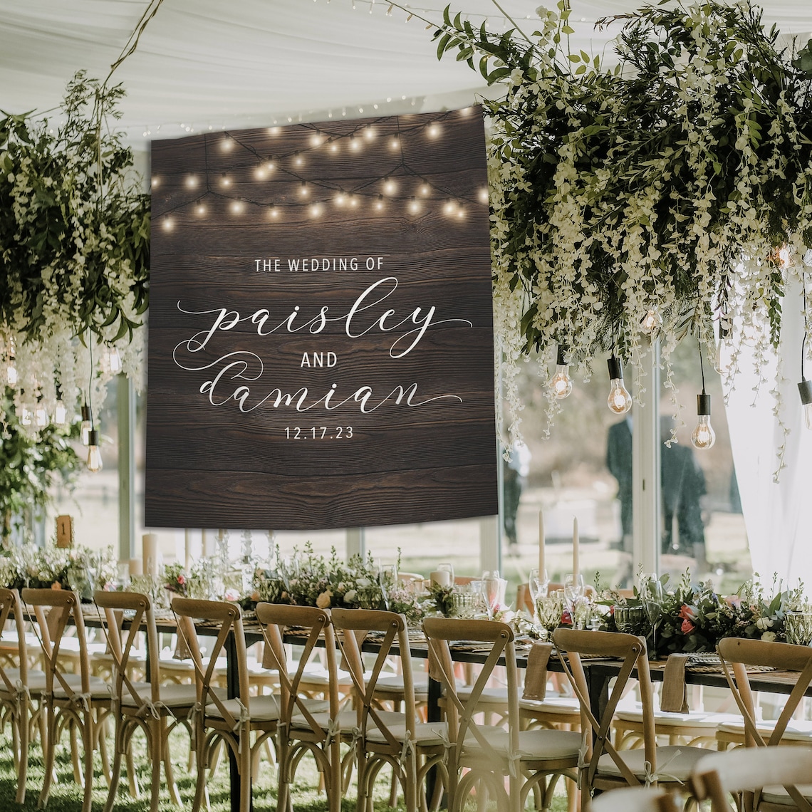 Wedding Backdrop Rustic Wood Wedding Backdrop for Reception - Etsy