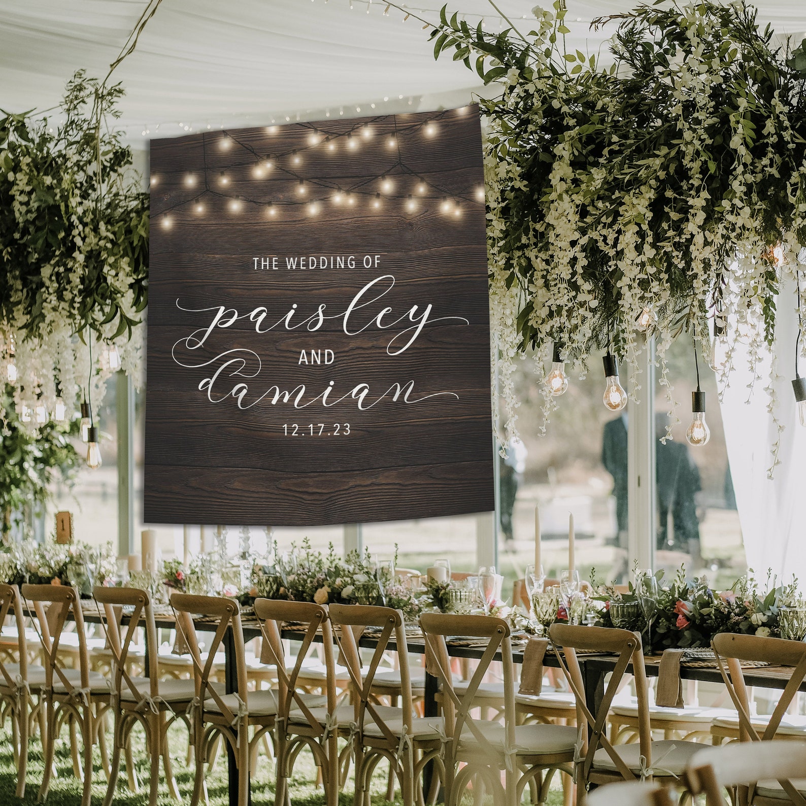 Wedding Backdrop Rustic Wood Wedding Backdrop for Reception - Etsy