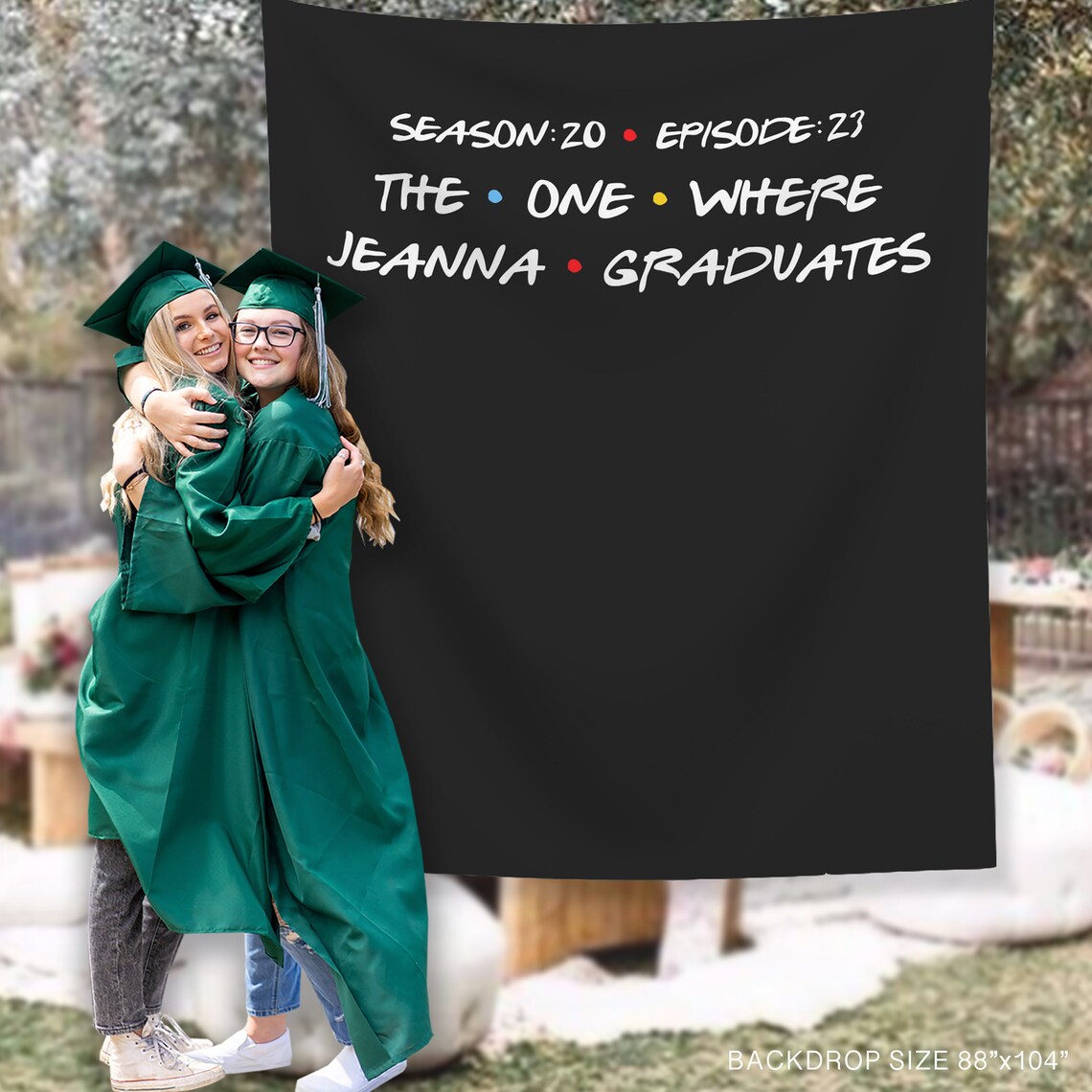 Graduation Party Backdrop, Graduation Photo Booth Background, Senior ...