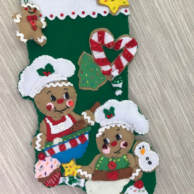 Gingerbread Stocking - Etsy