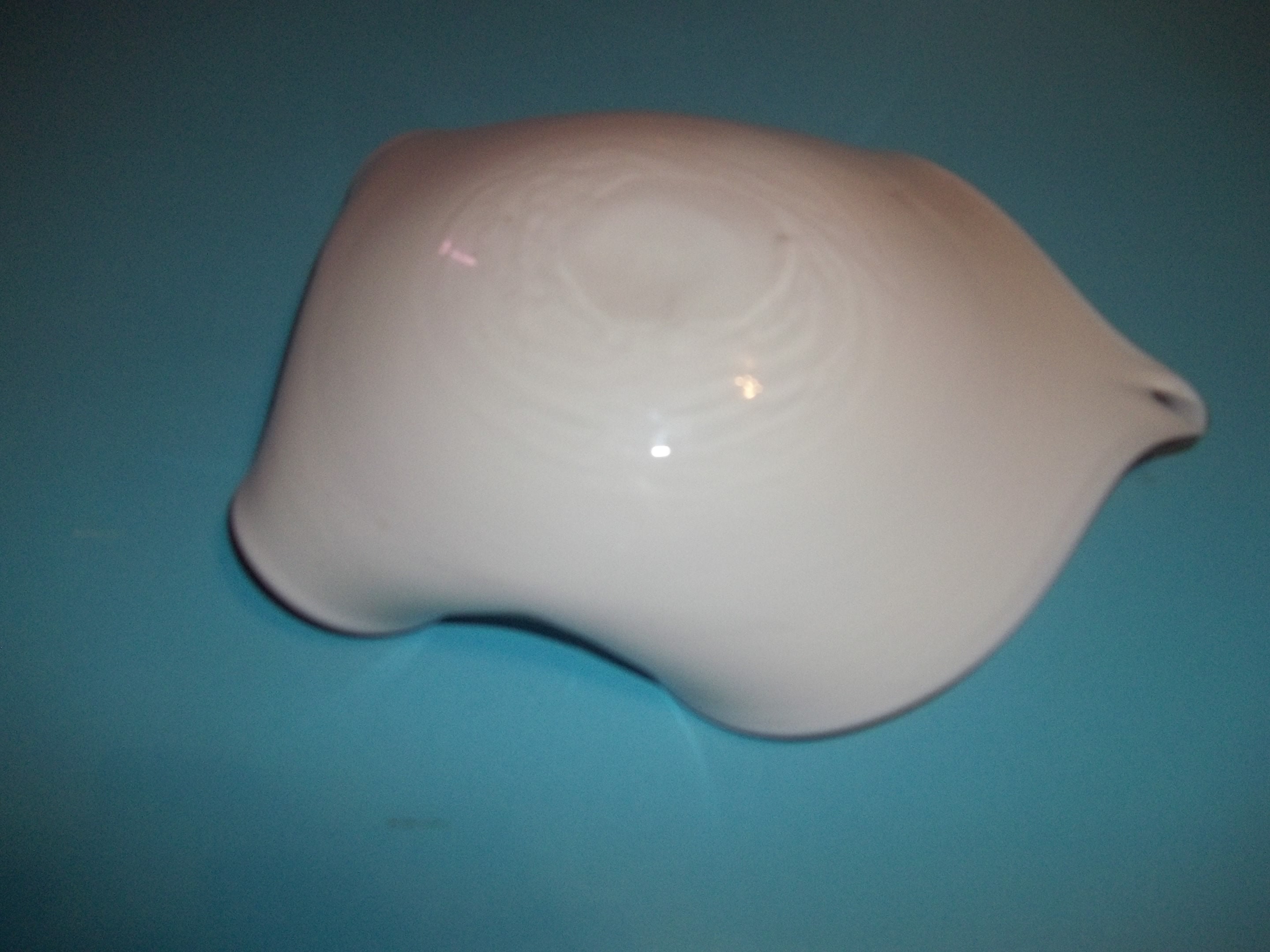 ITALIAN FOLDED RIM Cased Glass Sweetmeat Dish~barrini~unusual Lavender ...