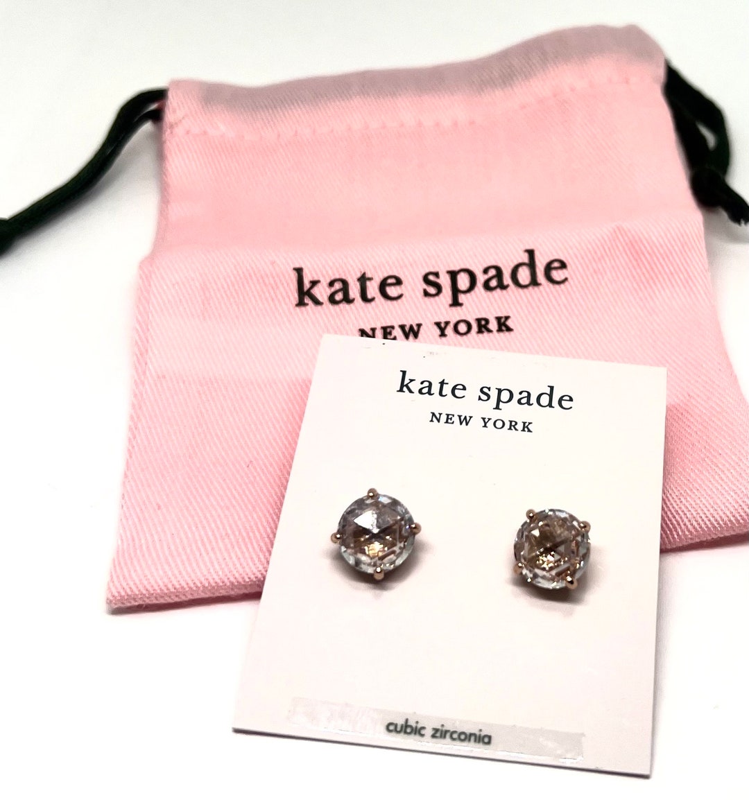 Kate Spade Bright Ideas, Earring Studs, Bright Ideas Clear Cubic ...