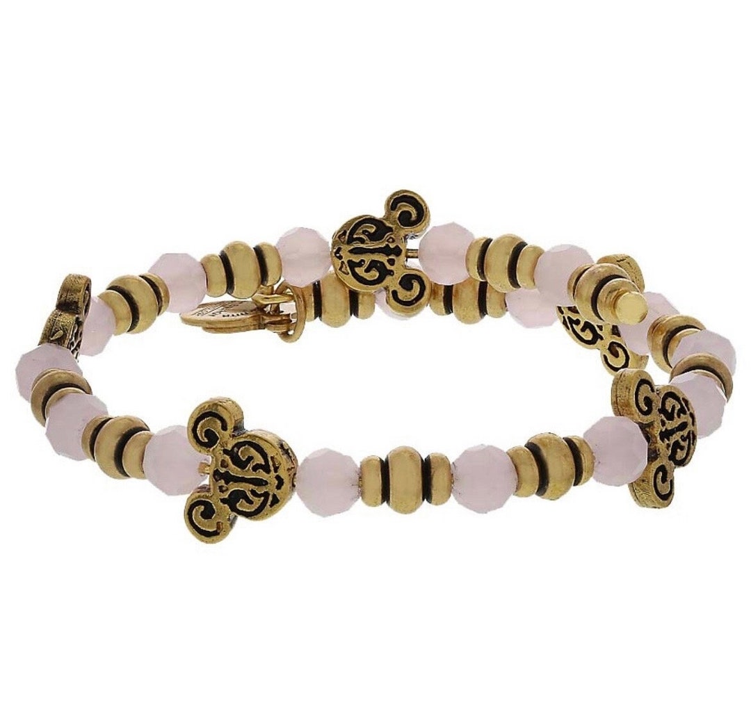 Alex and Ani Disney Park Exclusive Gold Filigree and Pink - Etsy
