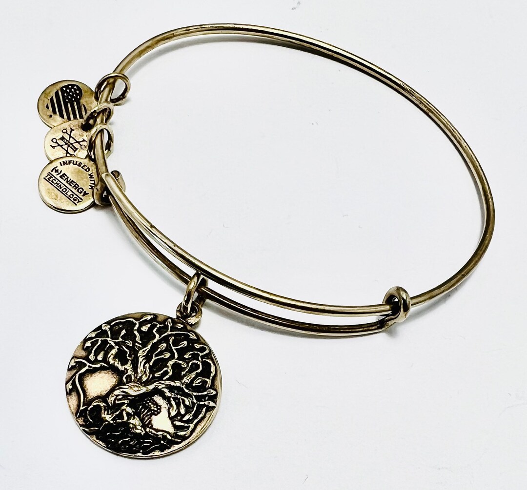 Alex and Ani Tree of Life Charm Bangle III Bangle Bracelet Rafaelian Gold/silver®, Collectors ...