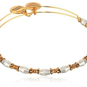 Alex and Ani Juniper Beaded Two Tone Rafaelian Silver/rose Gold ...