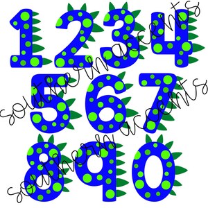 Dinosaur Number 2 Two Birthday SVG-PNG-PDF - Etsy