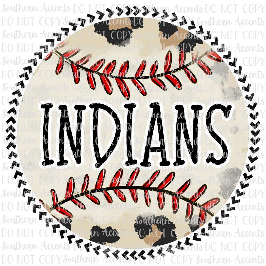 Cheetah Baseball Sports Custom Team Name Indians - Etsy