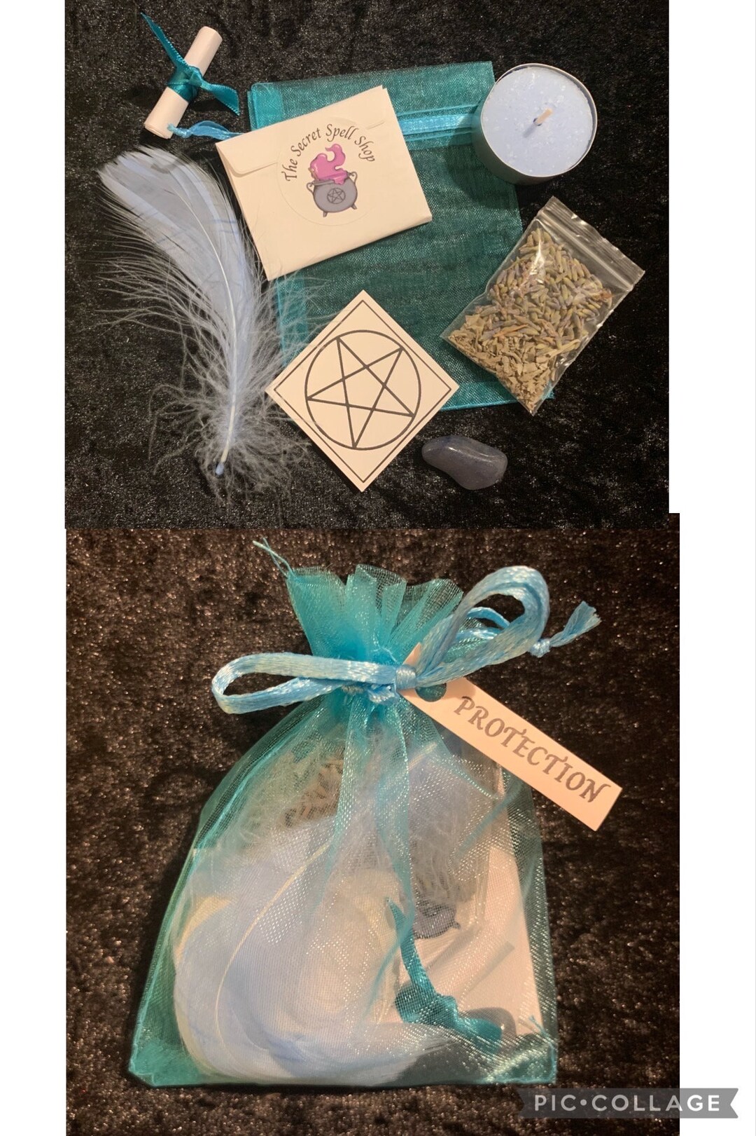 PROTECTION Mini Spell Bag Real Spell Witchcraft Pagan Gift Spell Magick ...