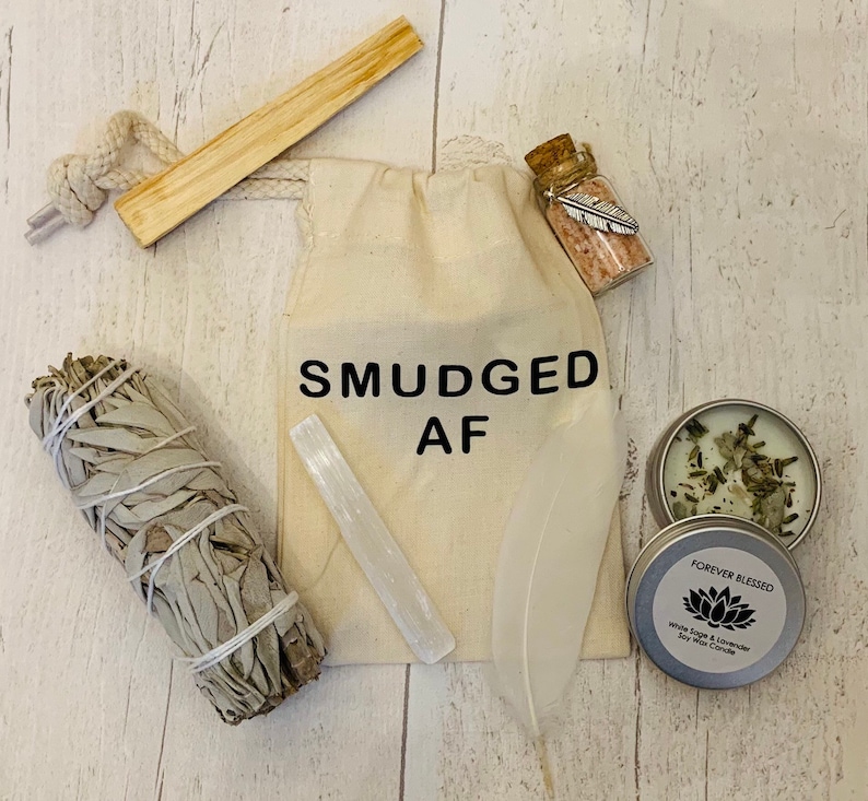 Mini Portable Smudge Kit Smudging Energy Cleansing - Etsy UK