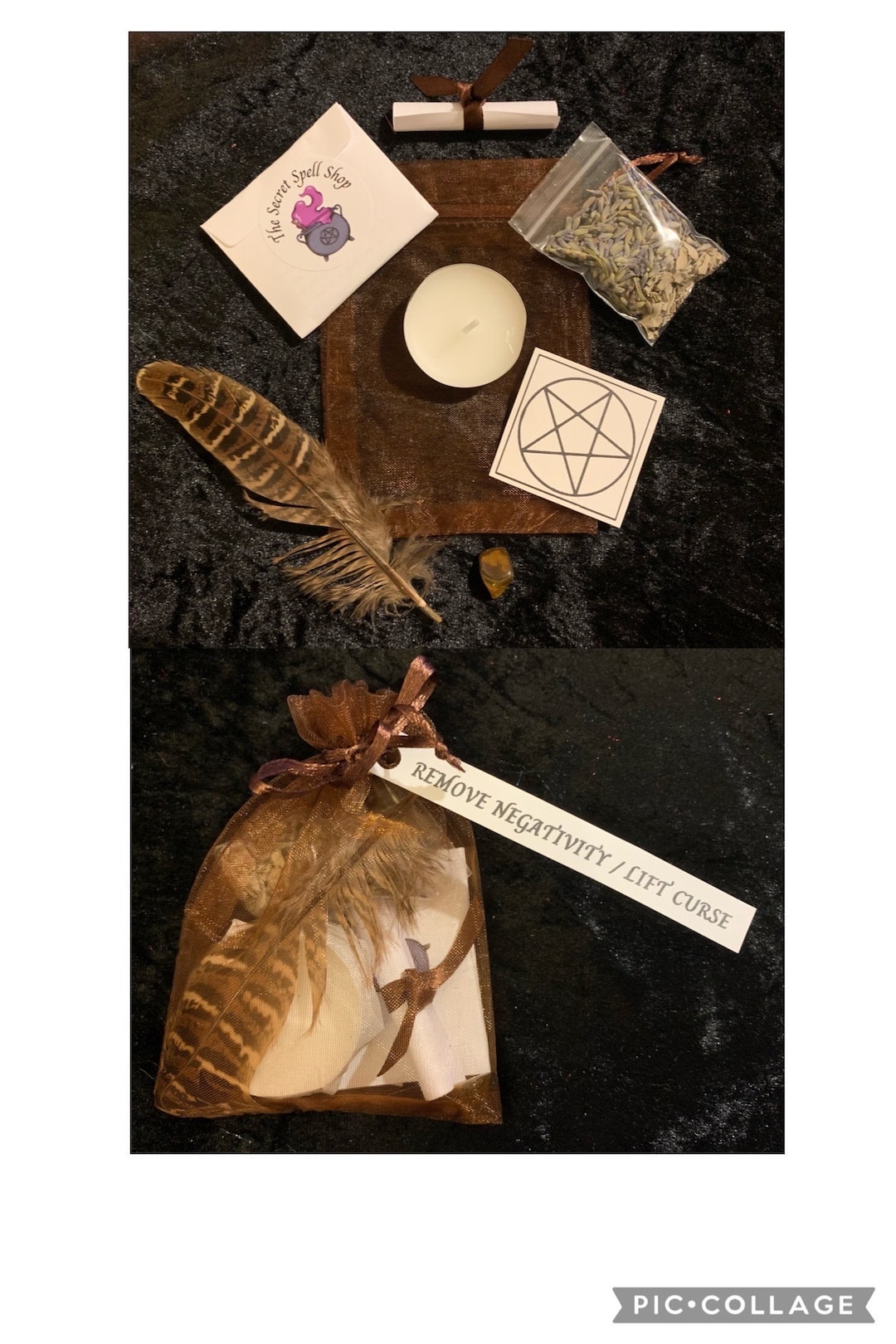 REMOVE NEGATIVITY Mini Spell Bag • Real Spell • Witchcraft • Pagan ...