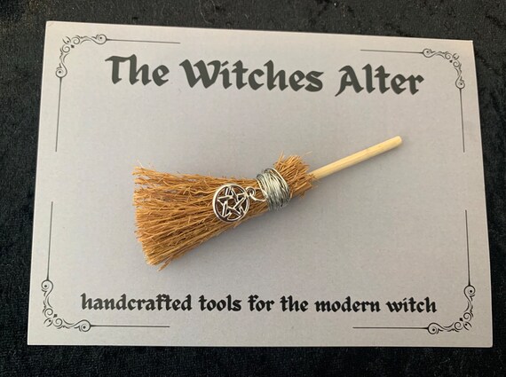Witches Besom Broomstick Alter Tool Witch Wood - Etsy