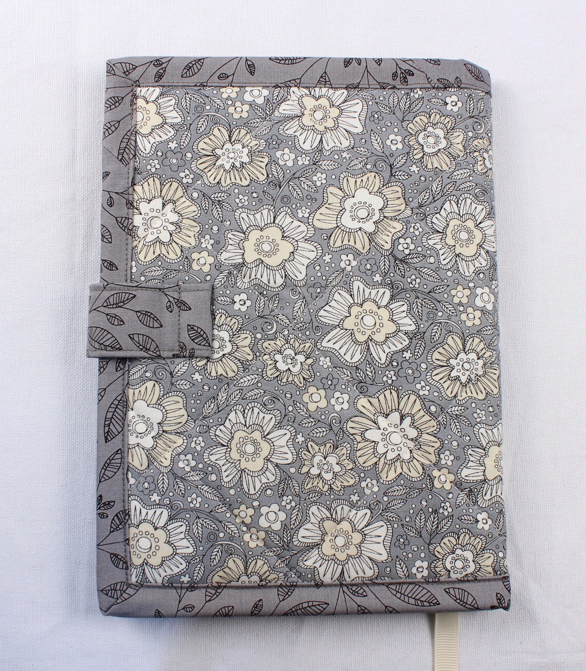 Quilted Patchwork Notebook Cover With A5 Spiral Notebook grey - Etsy