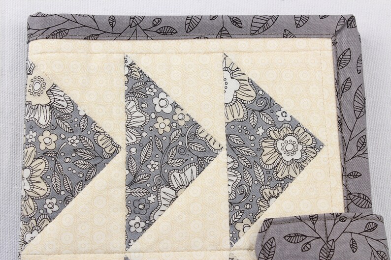 Quilted Patchwork Notebook Cover With A5 Spiral Notebook grey - Etsy