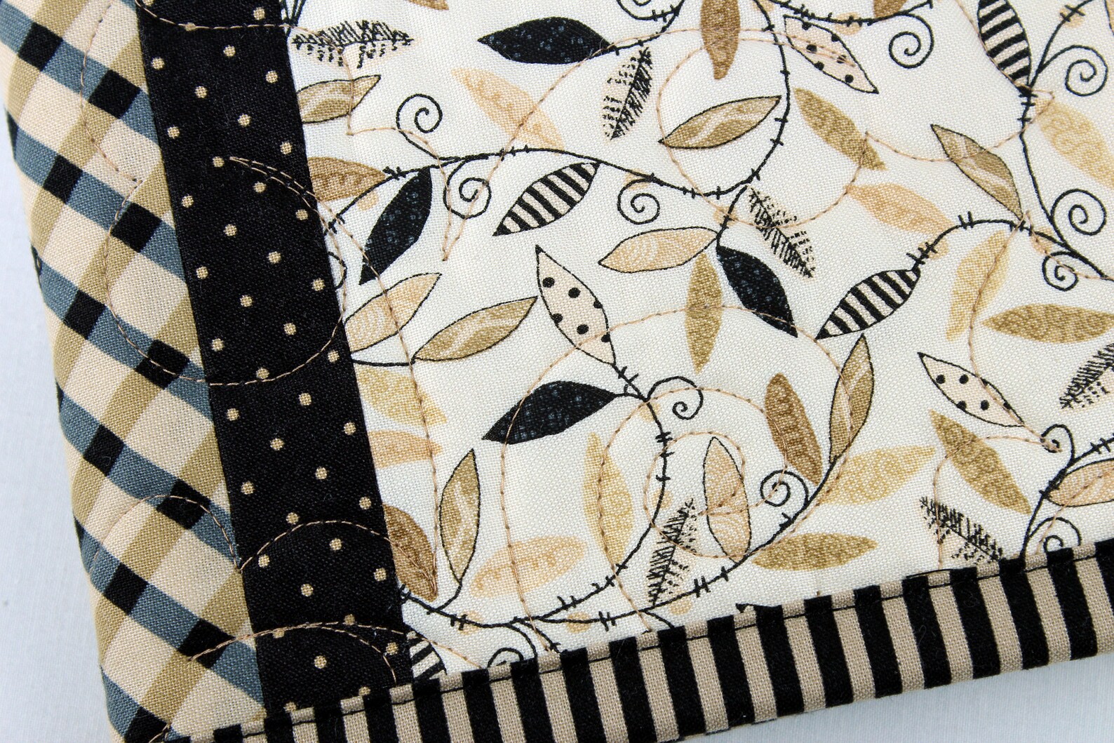 Elegant Quilted Fabric Journal Cover With Spiral Notebook - Etsy
