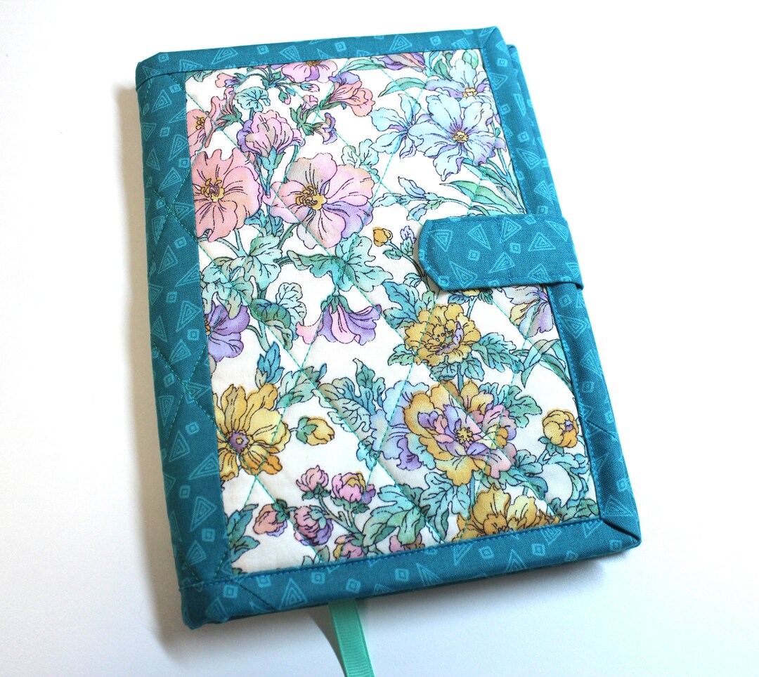 Quilted Fabric Journal Cover With Spiral Notebook - Etsy