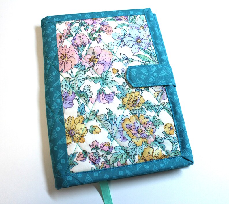 Quilted Fabric Journal Cover With Spiral Notebook - Etsy