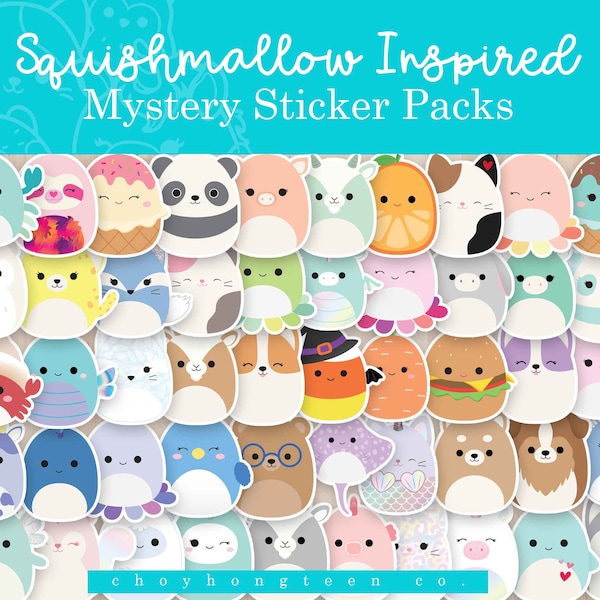 Squishmallow Stickers - Etsy