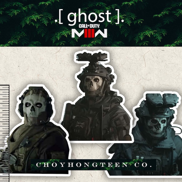 Cod Ghost Mask - Etsy