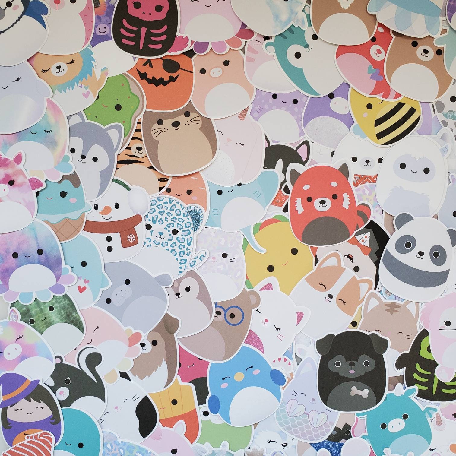 Squishmallow Sticker, Squishmallow Inspired, Mystery Sticker Pack ...
