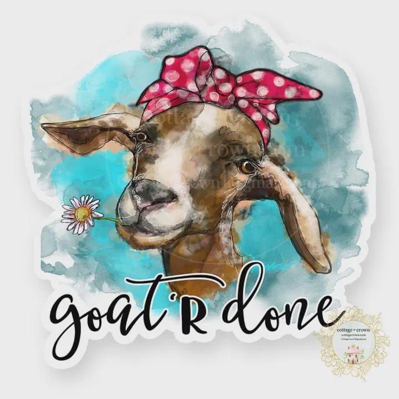 Goat Usa Sticker - Etsy