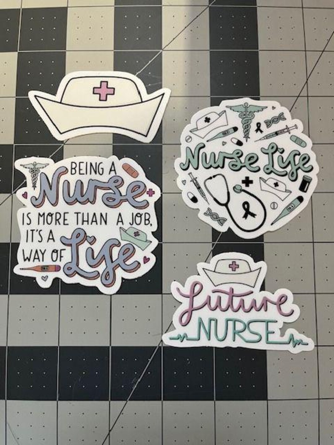 Nurse Sticker Pack! Gift for Nurses! Stickers for RN, LPN, CNA, Sticker ...