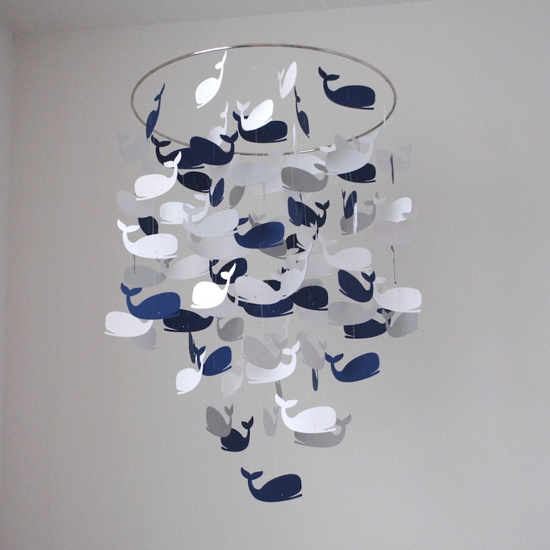 Whale Mobile - Etsy