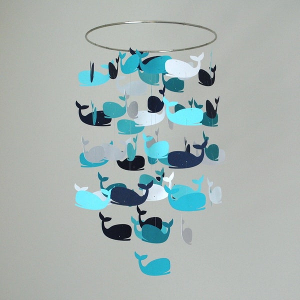 Whale Mobile - Etsy
