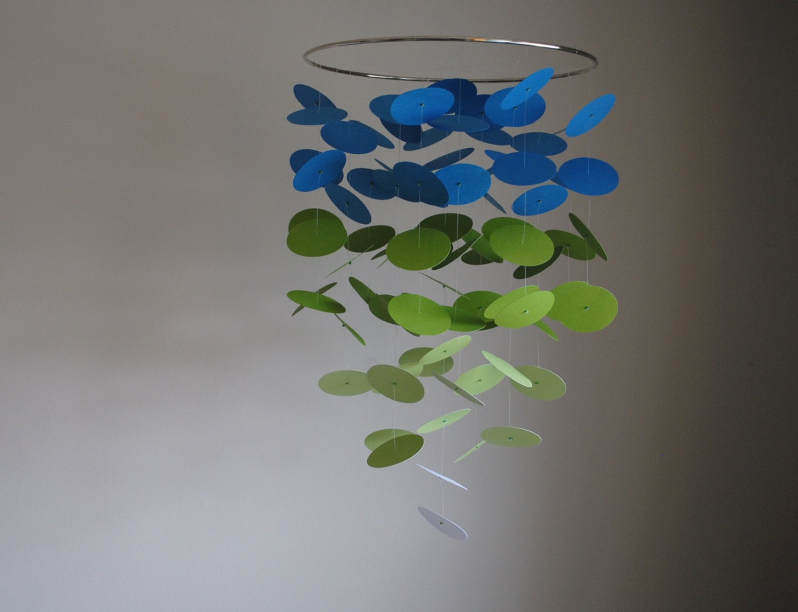 Floating Dot Mobile - Choose Your Colors // Nursery Mobile - Etsy