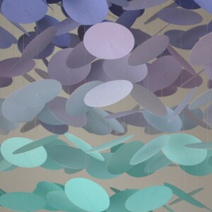 Floating Dot Mobile (large) Lavender, Turquoise/teal Gray Ombre ...