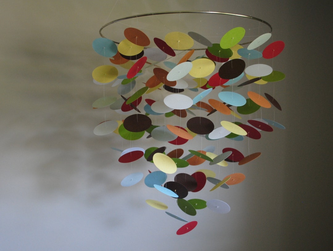 Floating Circle Dot Mobile (large) // Skip Hop// Nursery Mobile ...