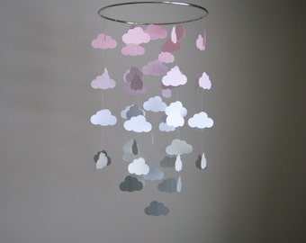 Floating Dot Mobile large Gold Yellow White Ombre // - Etsy