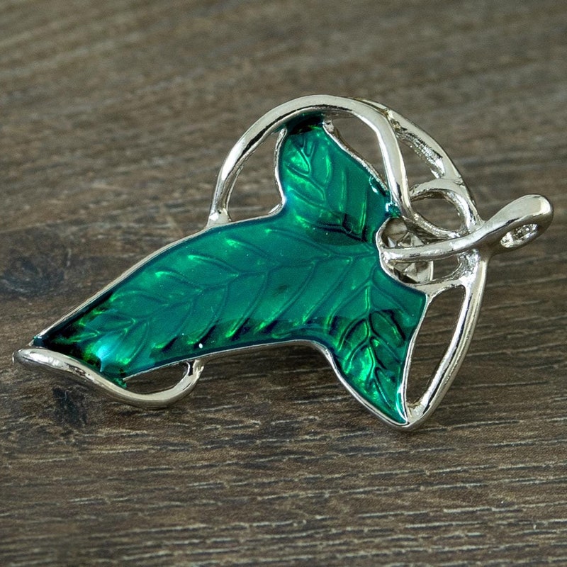 Elven Leaf Brooch - Etsy