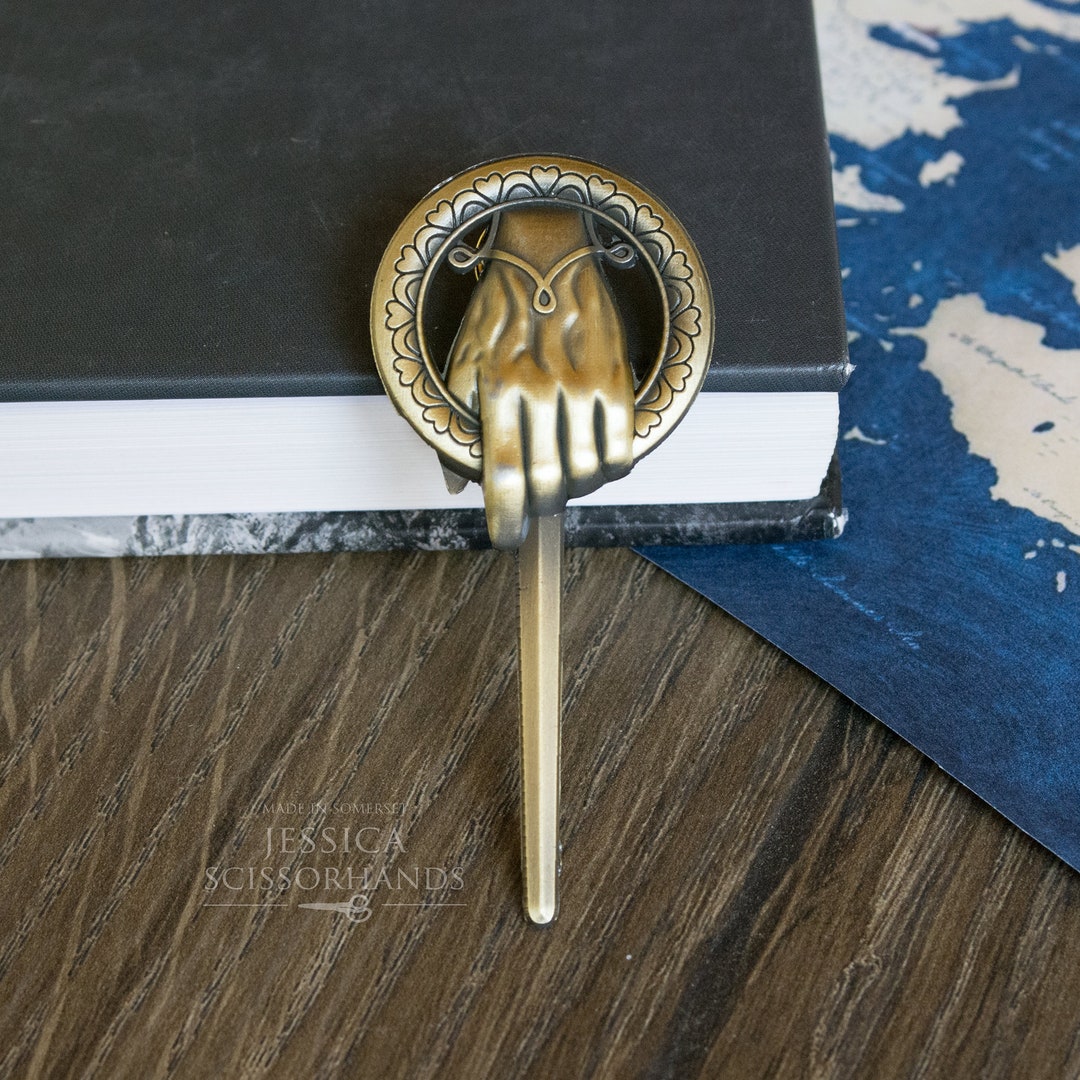 Gold Hand of the King Pin, Fantasy Cosplay Pin, Gift for Him, Birthday ...