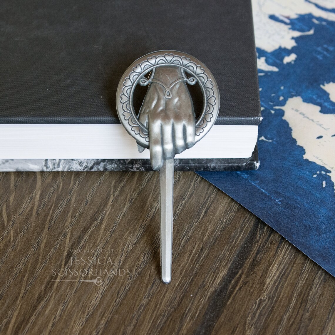 Silver Hand of the King Pin Hand of the Queen Game of | Etsy