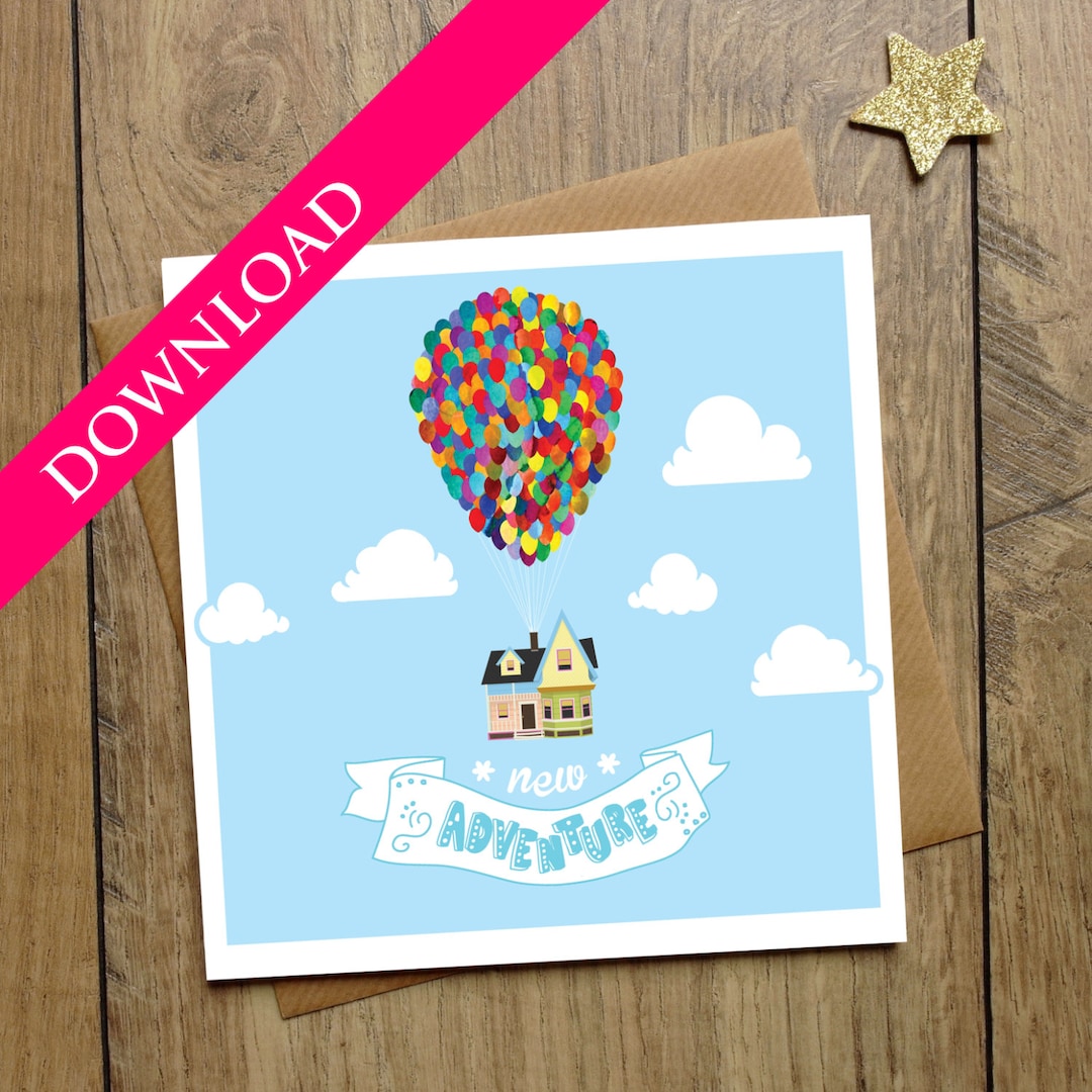 DIGITAL DOWNLOAD, New Home Card, New Adventure Card, Moving House Card ...