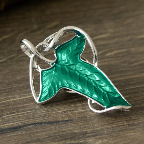 Elven Leaf Brooch - Etsy