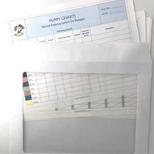 Puppy Charts DOWNLOAD for Keeping Records - Etsy