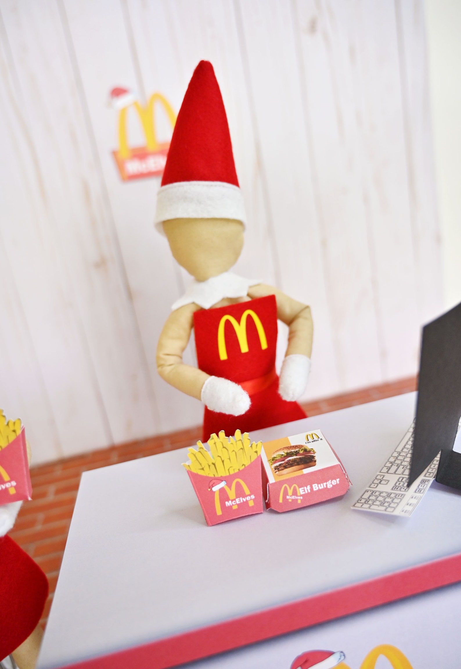Mcelves Fast Food Display Elf Props Costume for Elf Dolls - Etsy