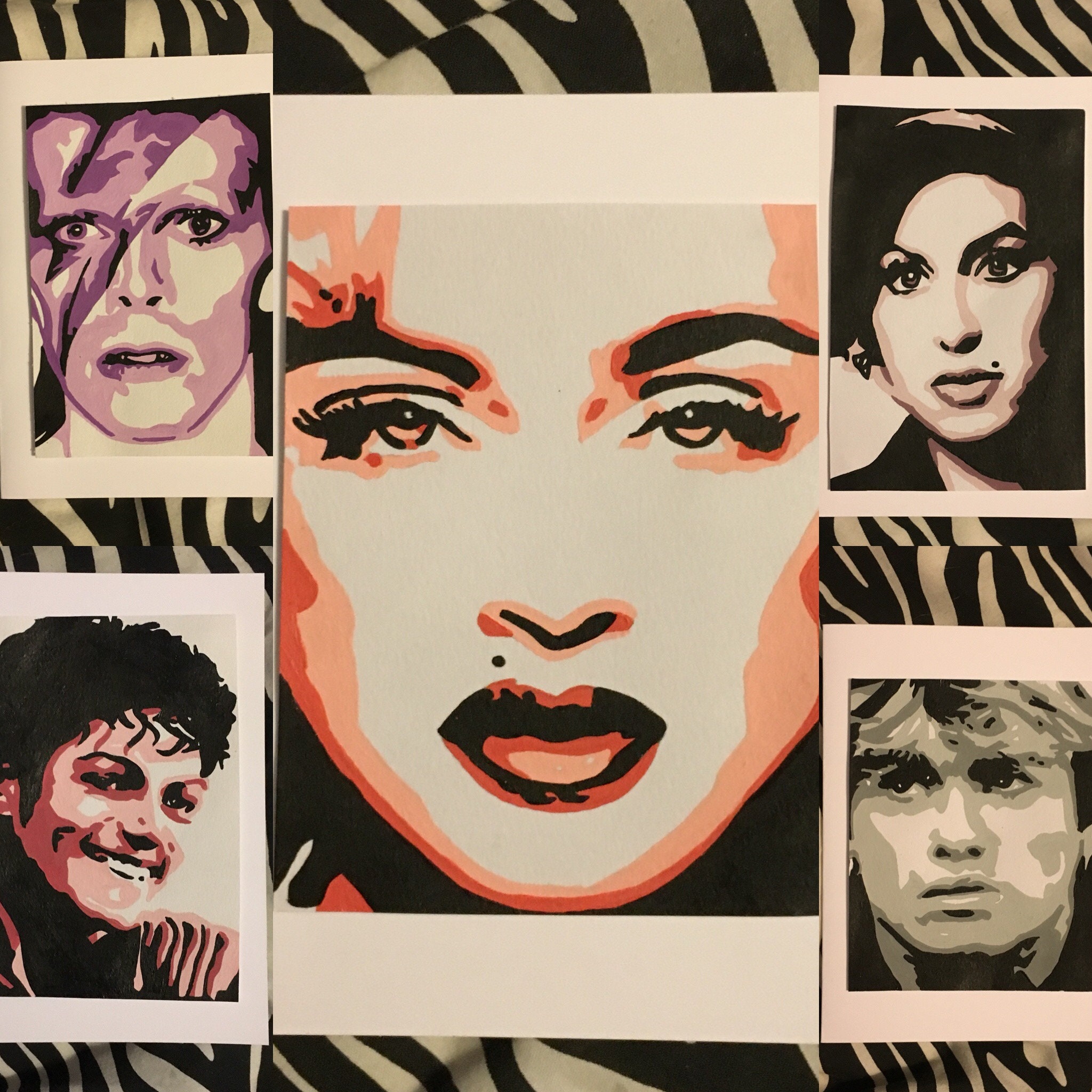 Iconic Music Cards 5 Pack Handmade - Etsy