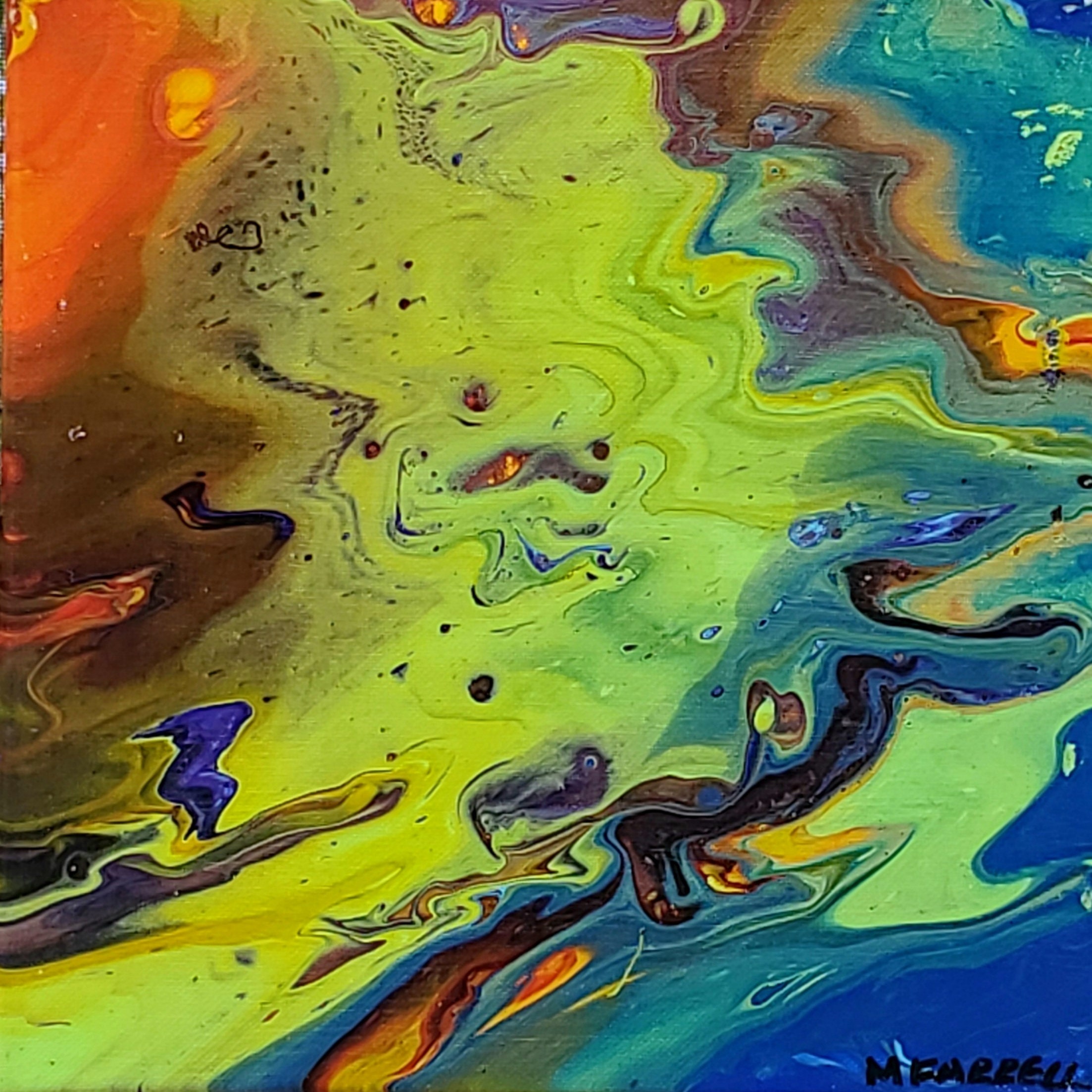 Deep Thinking - Abstract Painting, Abstract Painting on Canvas, Acrylic ...