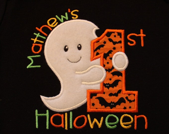 1st Halloween, First Halloween, Personalized First Halloween T-shirt or ...