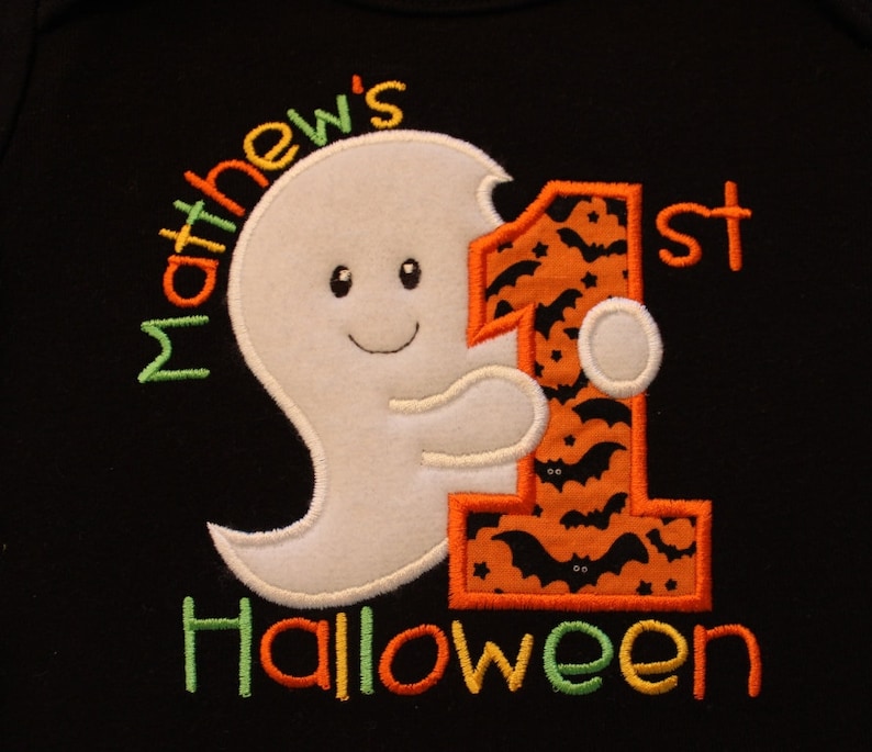 1st Halloween, First Halloween, Personalized First Halloween T-shirt or ...