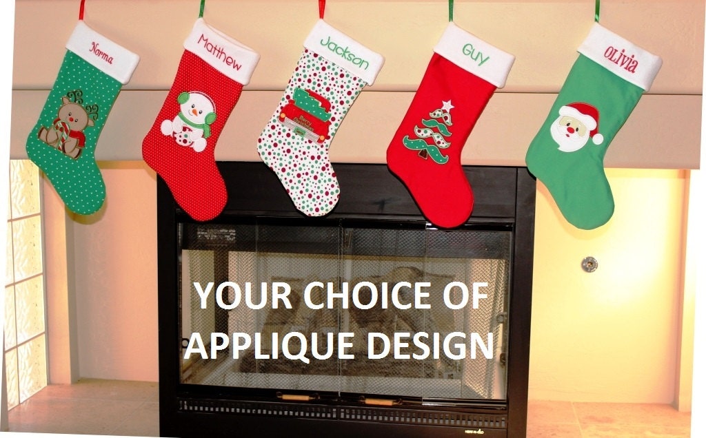 Christmas Stocking Design Your Own Personalized Christmas - Etsy