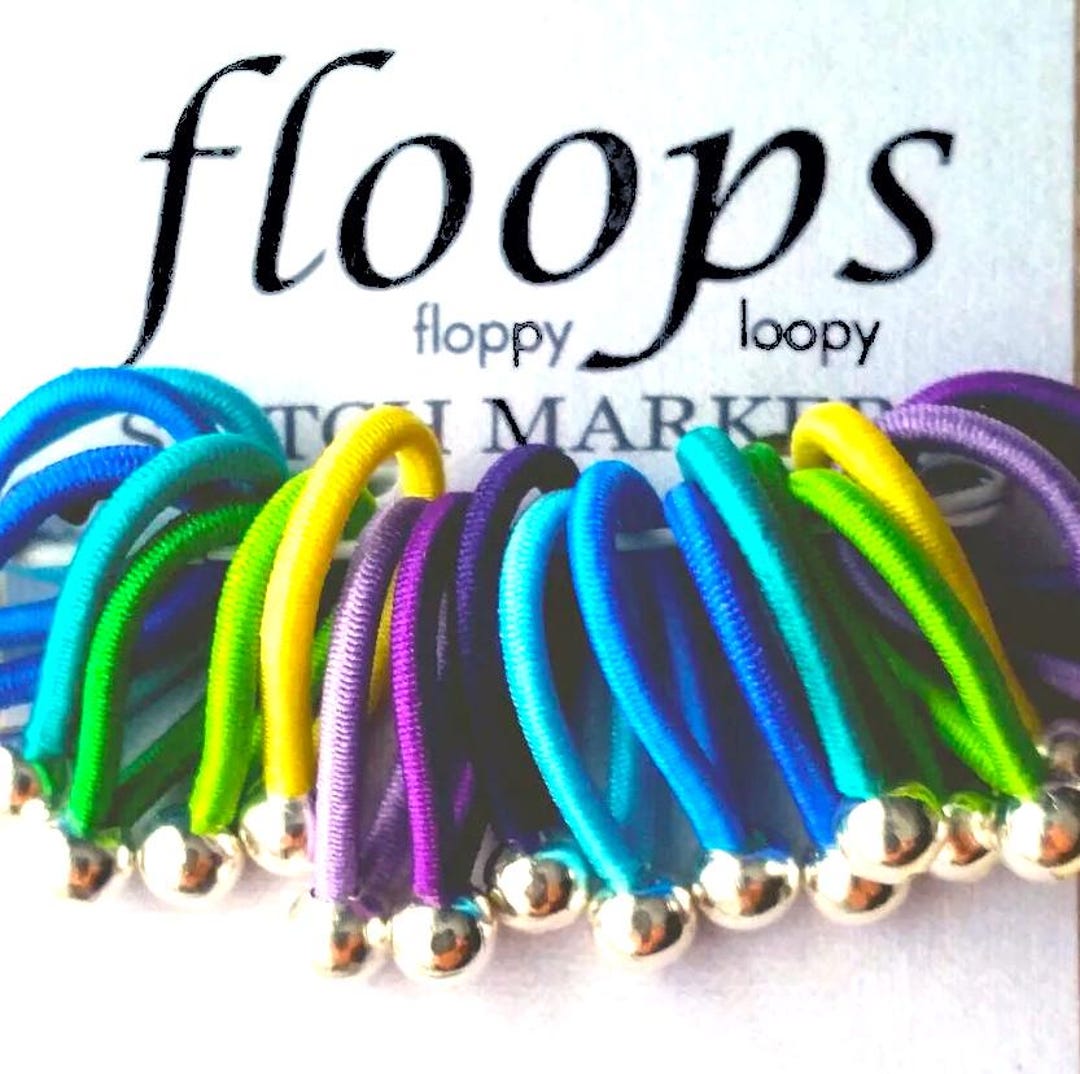 Choose Size 'peru' Soft Flexible FLOOPS Knitting Stitch Markers - Etsy