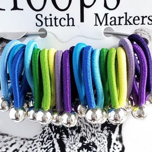 Choose Size - 'peru' - Soft Flexible FLOOPS Knitting Stitch Markers - Etsy